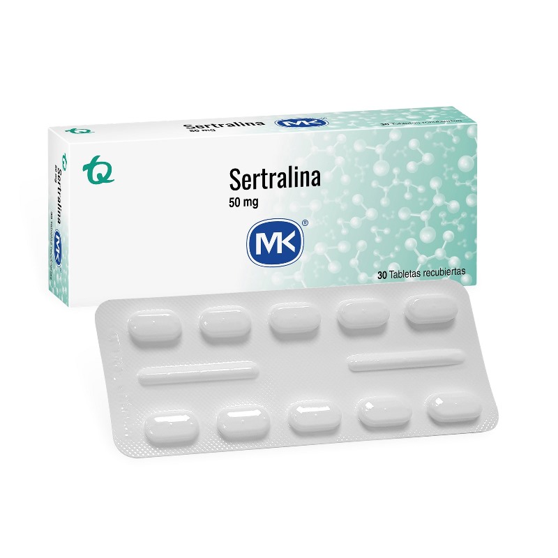 Sertralina 50 Mg 30 Tabletas Mk – Droguería Luz Mar