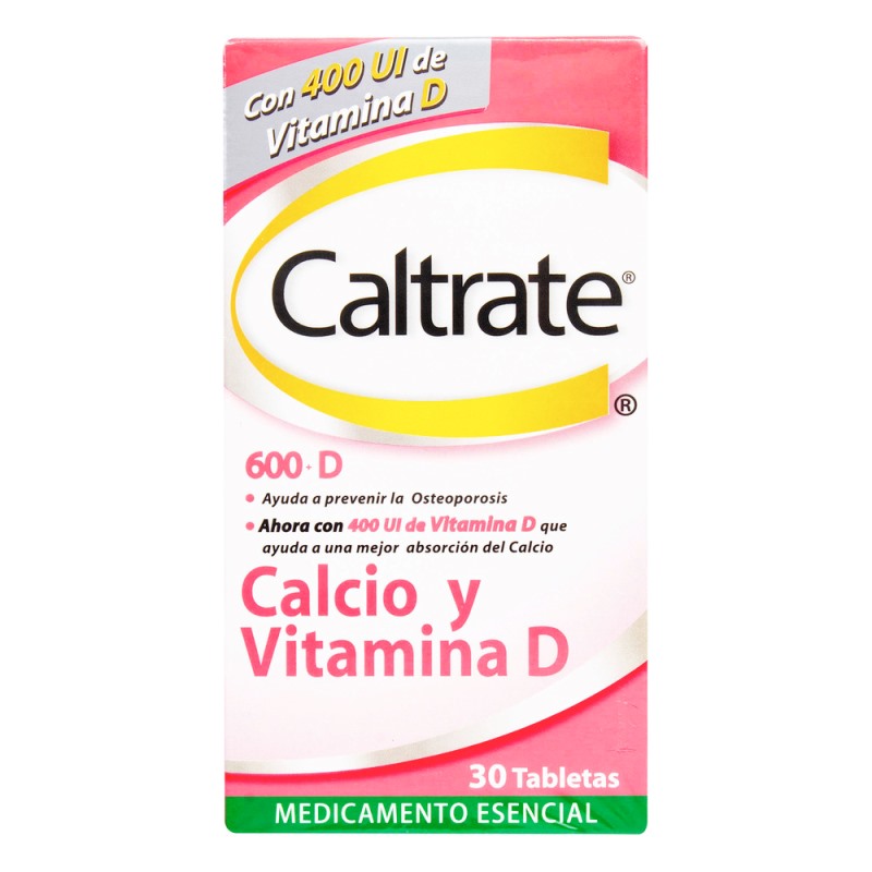 Caltrate D 600 Mg 400Ui 30 Tbs – Droguería Luz Mar