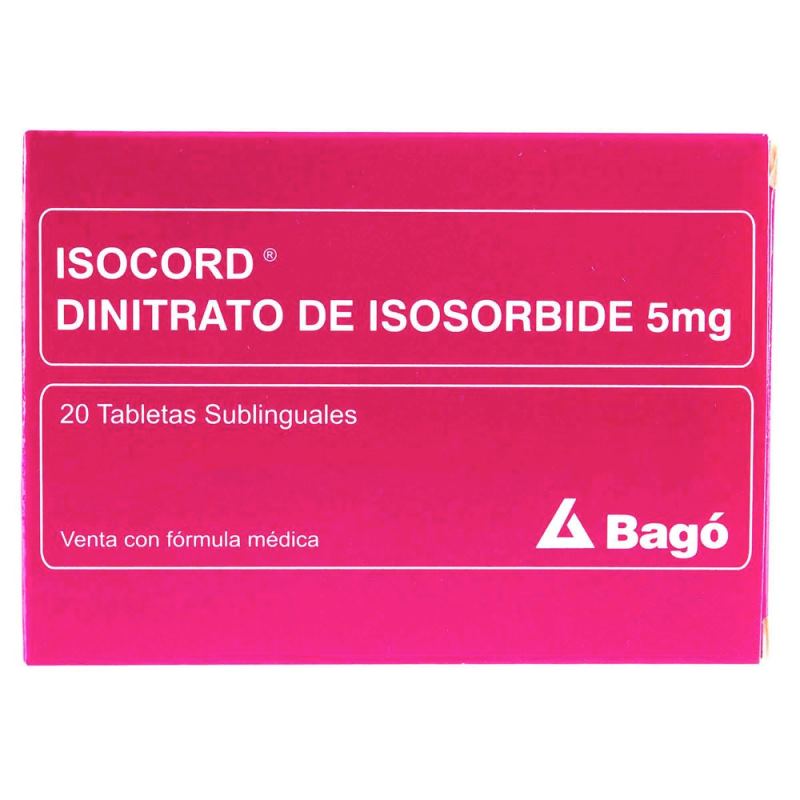 Isocord Subling 5 Mg 20 Tabletas – Droguería Luz Mar