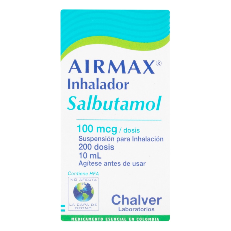 Airmax Inhalador 100 Mcg 200 Dosis – Droguería Luz Mar